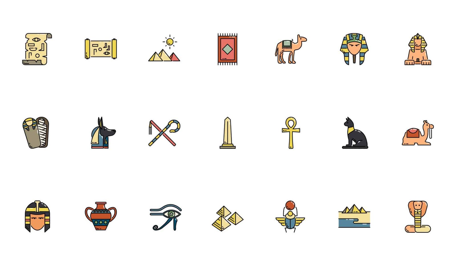 Ancient Egypt Icon | Vintagio Design