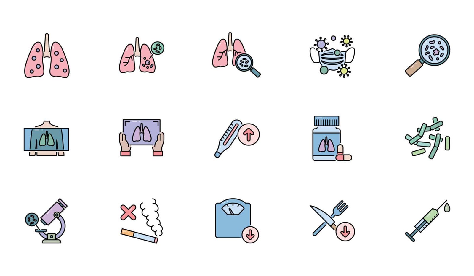 Tuberculosis Icon | Vintagio Design